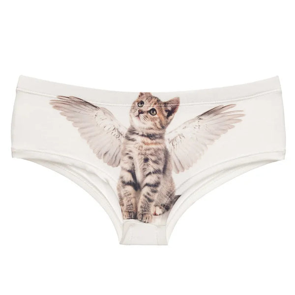 Angel Cat Panties Underwear Cute Kawaii Angelic White Undies – DDLG ...