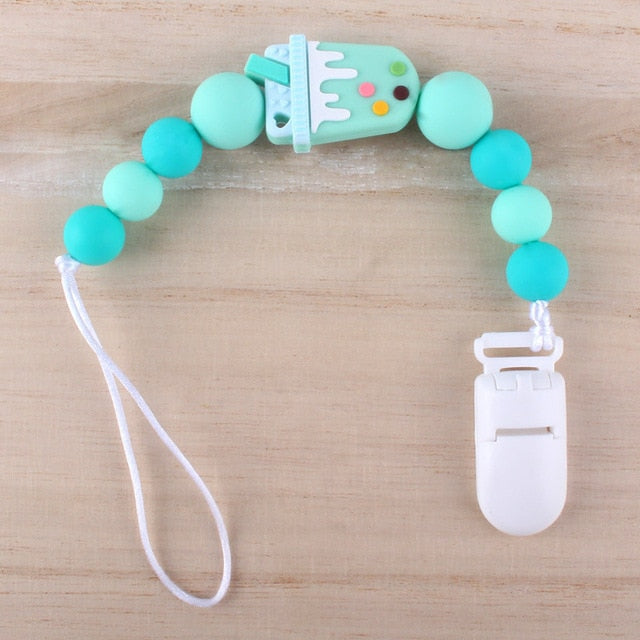 Bubble Tea Pacifier Clip & Teether Pastel Kawaii Boba – DDLG Playground