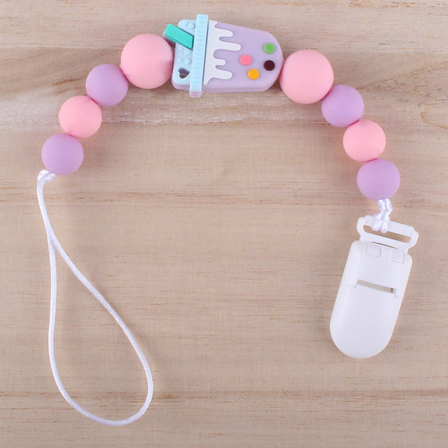 Bubble Tea Pacifier Clip & Teether Pastel Kawaii Boba – DDLG Playground