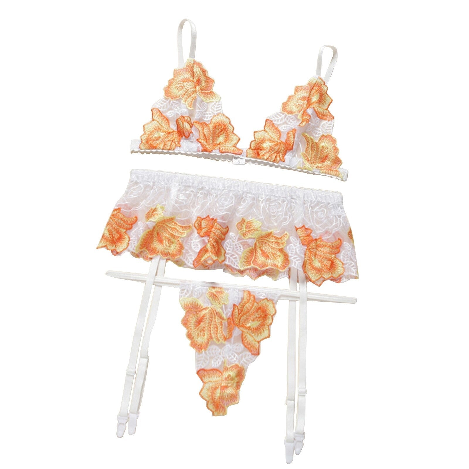 Butterfly Back Bralette Bra Top Lace Silk Ribbon Wings On Back – DDLG ...