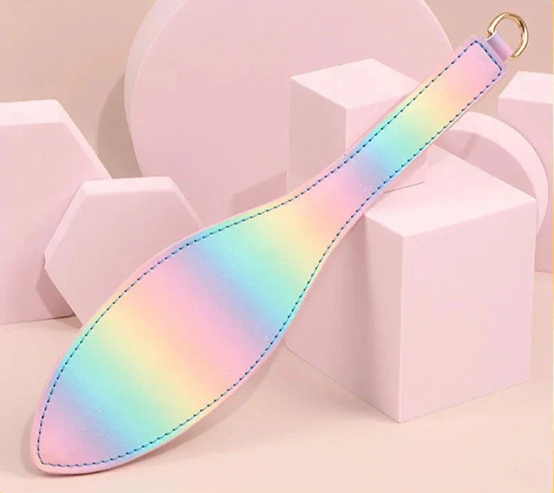 Pastel Rainbow Gay Pride Paddle Whip – DDLG Playground