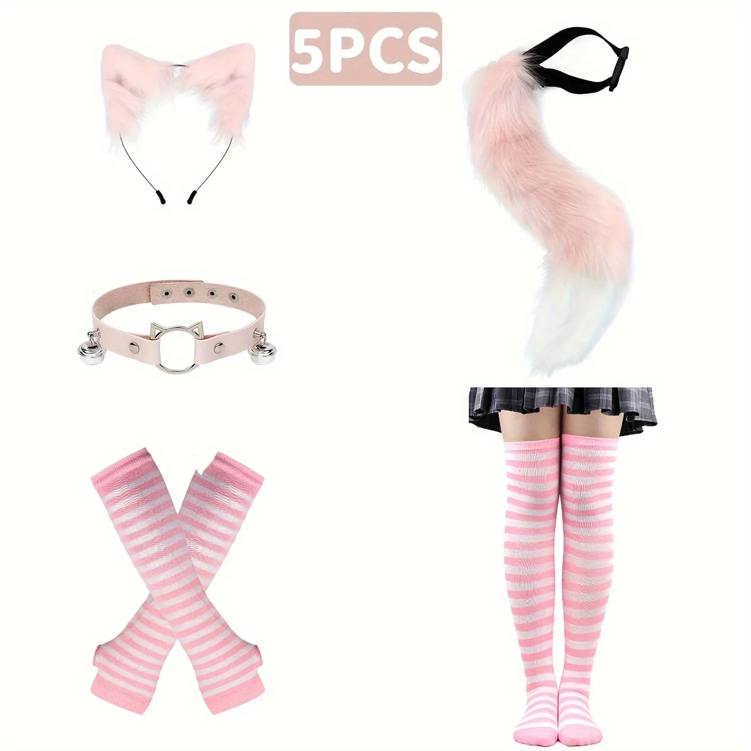 Rainbow Pride Raver Furry Play Kit Costume Accessory Set – DDLG Playground