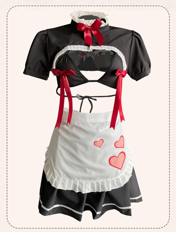 Ribbon Kitten Maid Cosplay Ddlg Playground