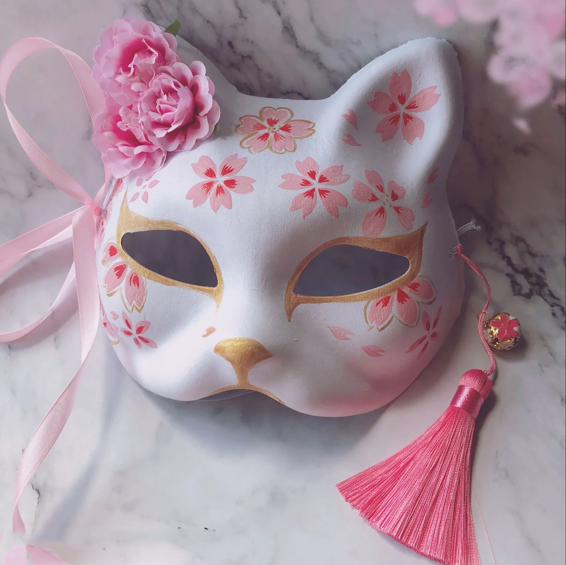 Sakura Flower Fox Mask – DDLG Playground