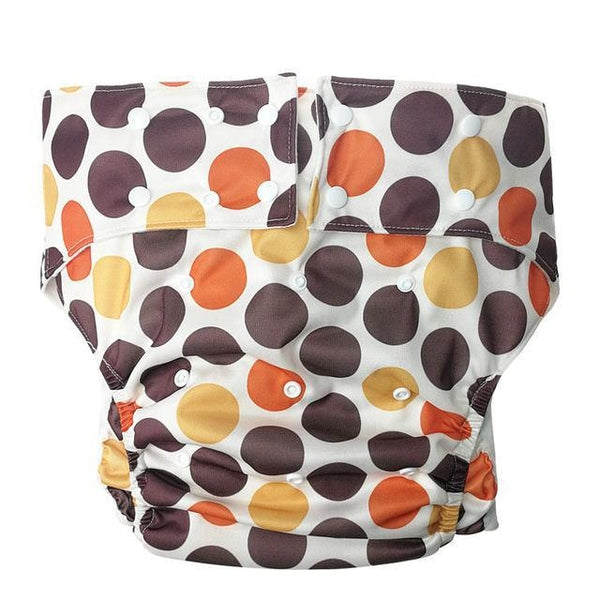 Brown Polkadot Adult Diaper Cloth Nappies Bamboo – DDLG Playground