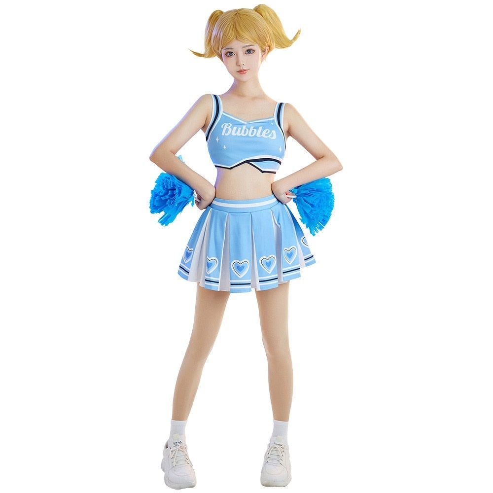 Bubbles Blue Cheerleader Costume Set – DDLG Playground