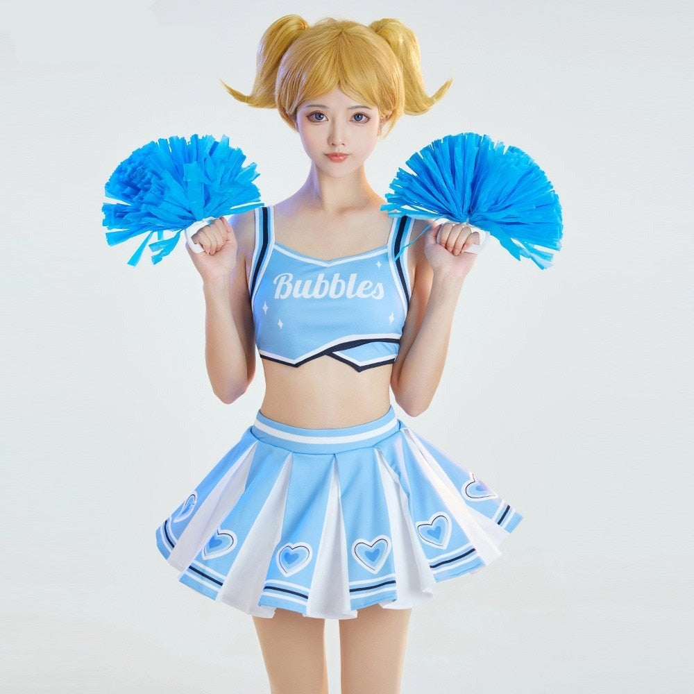Bubbles Blue Cheerleader Costume Set – DDLG Playground