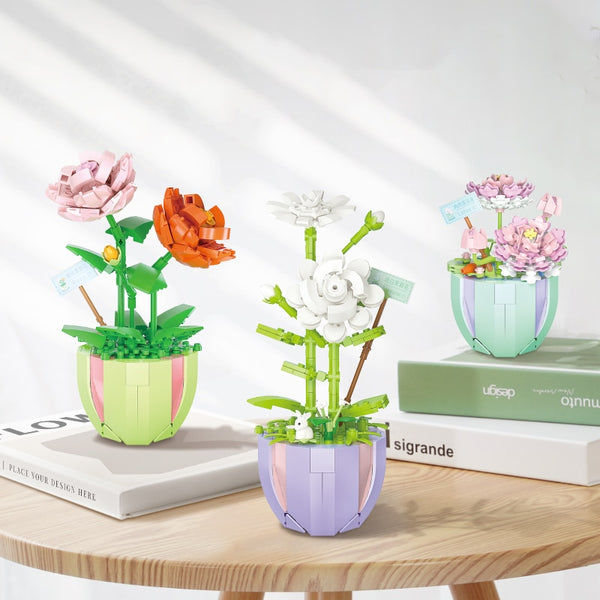 Cute Flower Building Block Lego Set Toy – DDLG Playground