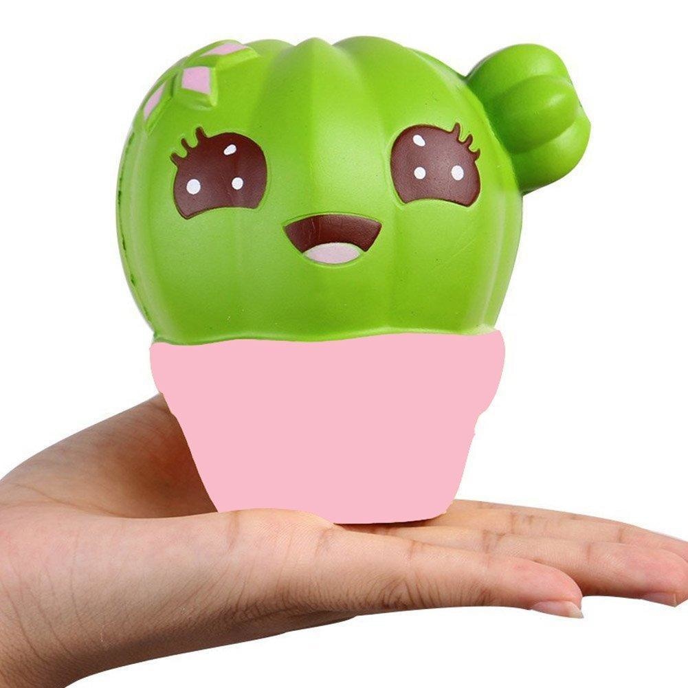 Kawaii Cactus Plant Squishy Stress Relief Squeeze Toy – DDLG Playground