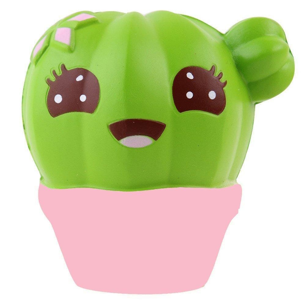 Kawaii Cactus Plant Squishy Stress Relief Squeeze Toy – DDLG Playground