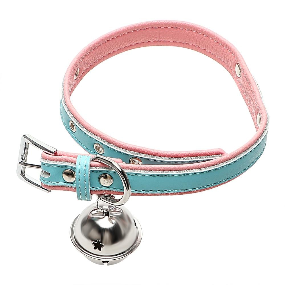 Candy Colored Pastel Bell Leash Collar Bubblegum Blue Pink Choker ...