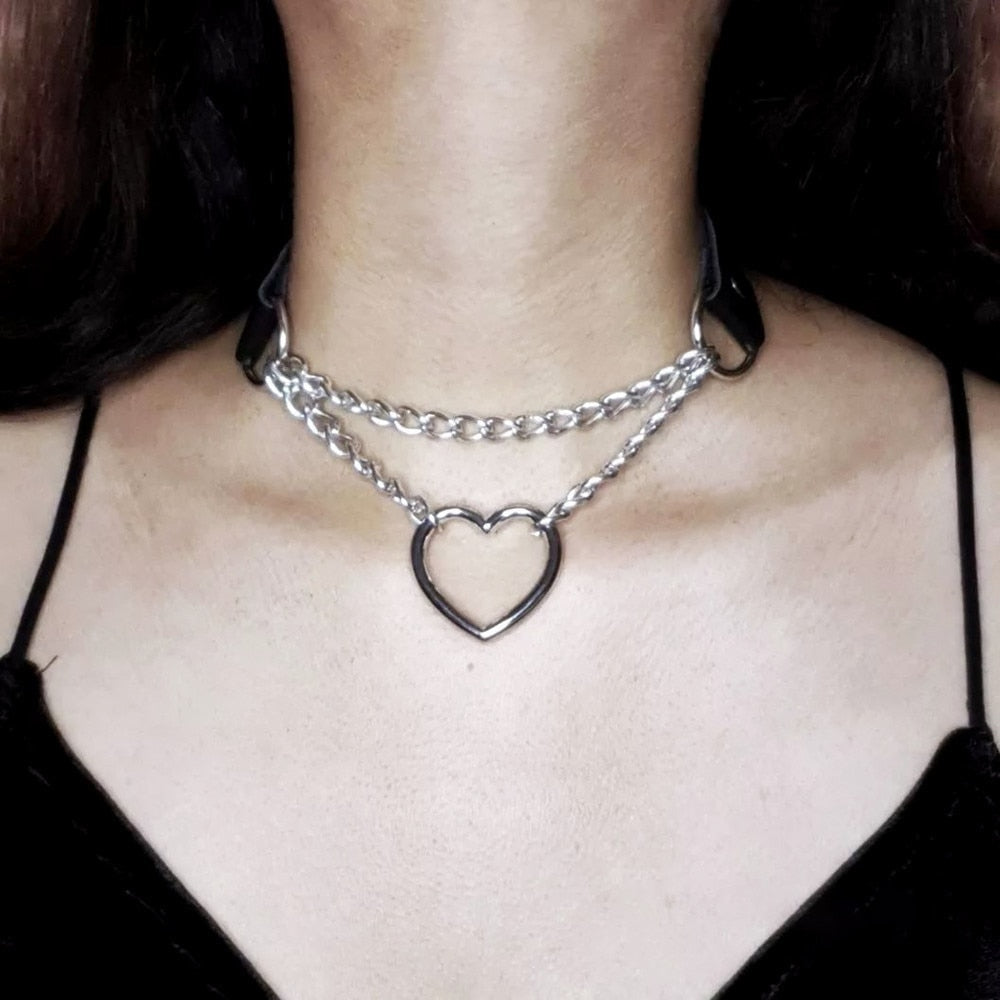 Chained Princess Collar & Leash Set Kawaii Cute Alternative Necklace ...