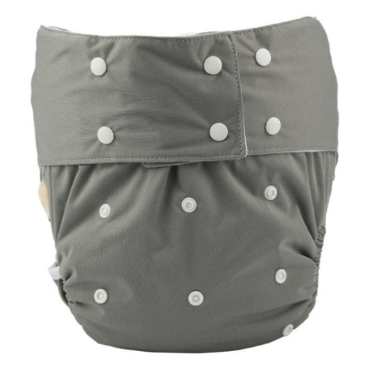 Charcoal Grey Adult Diaper Cloth Nappies Bamboo Incontinence – DDLG ...
