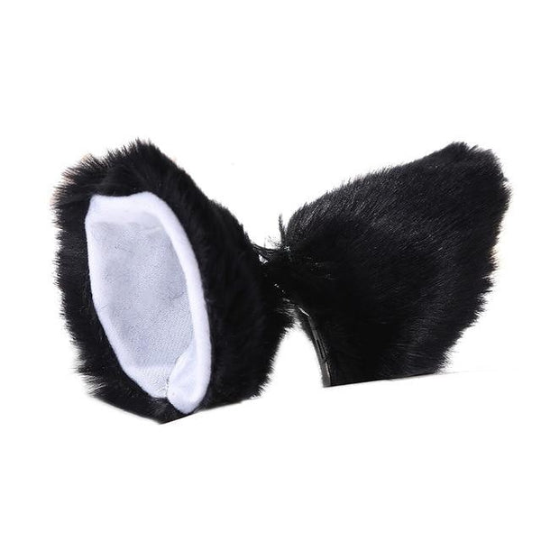 Clip In Neko Ears Furry Fox Ears Hair Pins – DDLG Playground