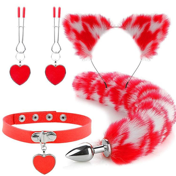 Collared Kitten Play Kit Cosplay Costume Accessory Set Neko – DDLG ...