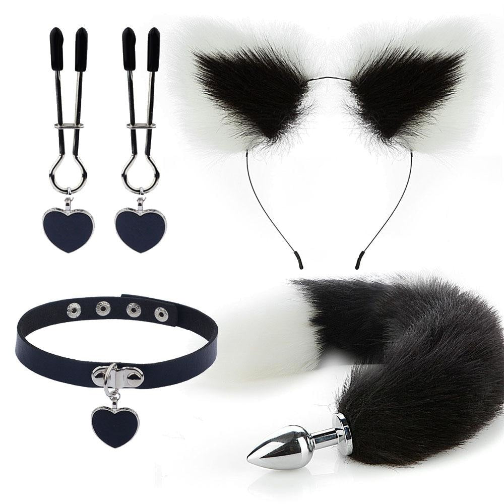 Collared Kitten Play Kit Cosplay Costume Accessory Set Neko – DDLG ...
