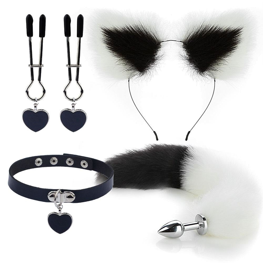 Collared Kitten Play Kit Cosplay Costume Accessory Set Neko – DDLG ...