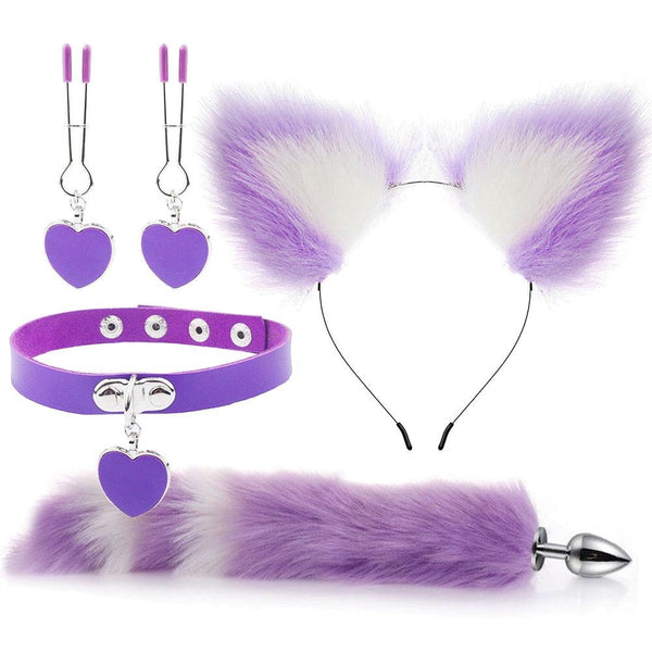 Collared Kitten Play Kit Cosplay Costume Accessory Set Neko – DDLG ...
