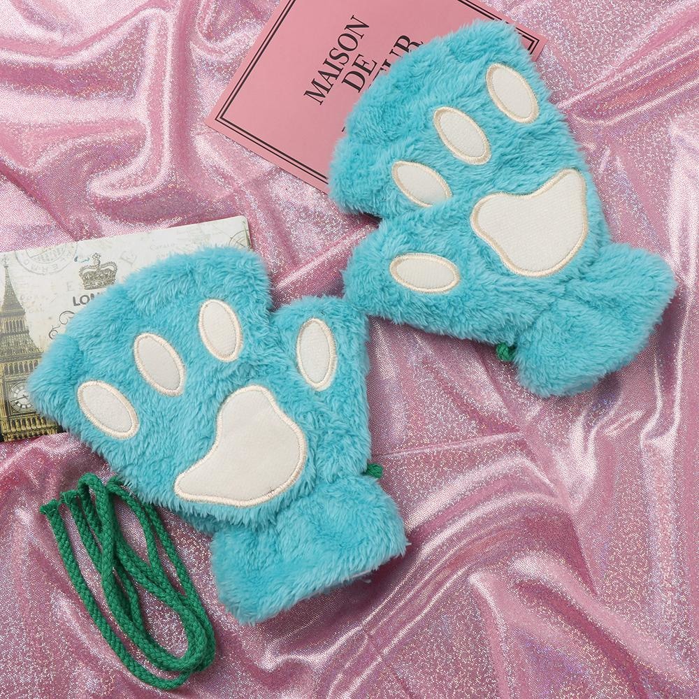 Furry Neko Cat Mittens Gloves Kawaii Kitten – DDLG Playground