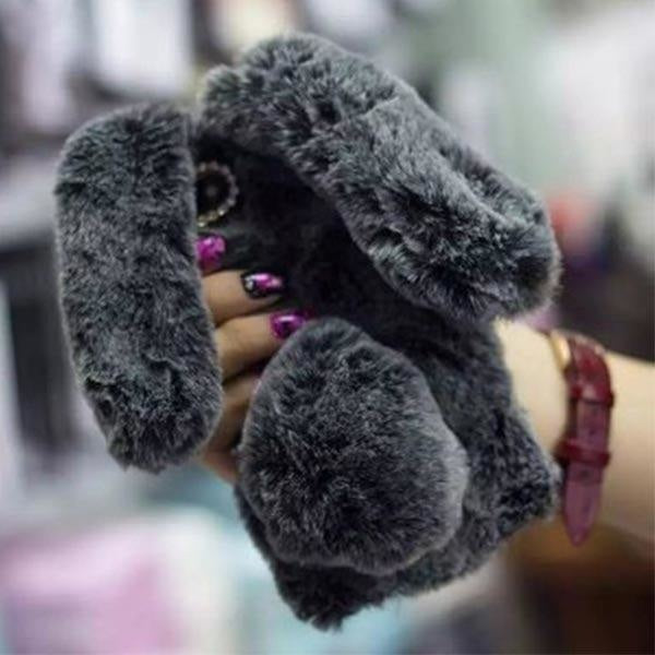 Furry Fuzzy Bunny Rabbit Ear Phone Case Iphone – DDLG Playground