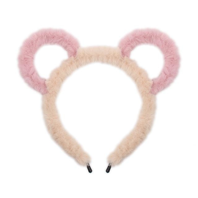 Fuzzy Animal Ear Headbands Hair Band Accessory Cosplay Kawaii – DDLG ...
