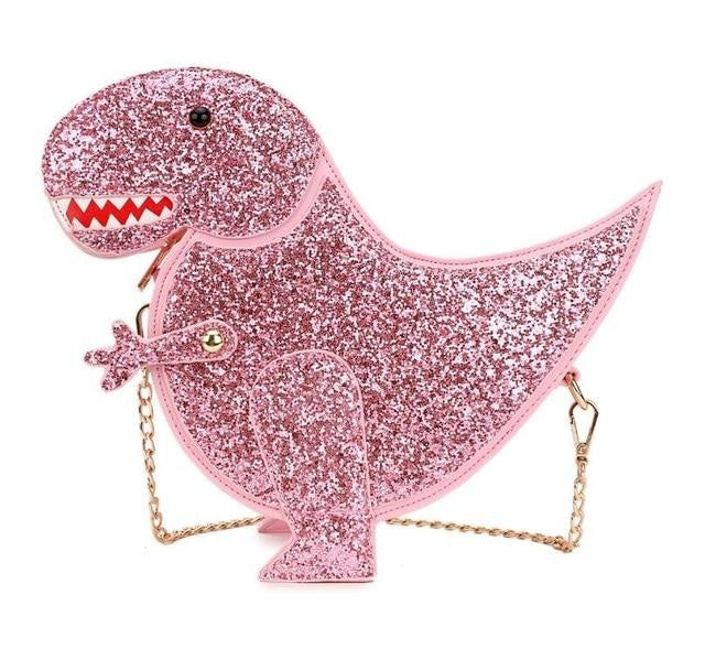 Glitter T-Rex Handbag Purse Dinosaurs Kawaii Fashion – DDLG Playground