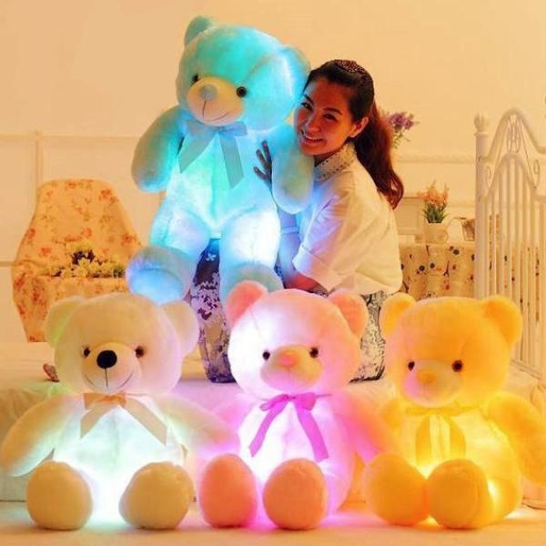 Glowing Teddy Bear Plush Stuffed Animal LED Light – DDLG Playground