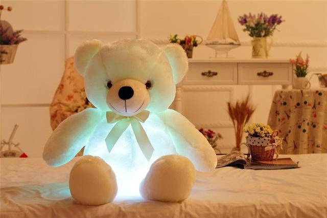 Glowing Teddy Bear Plush Stuffed Animal LED Light – DDLG Playground