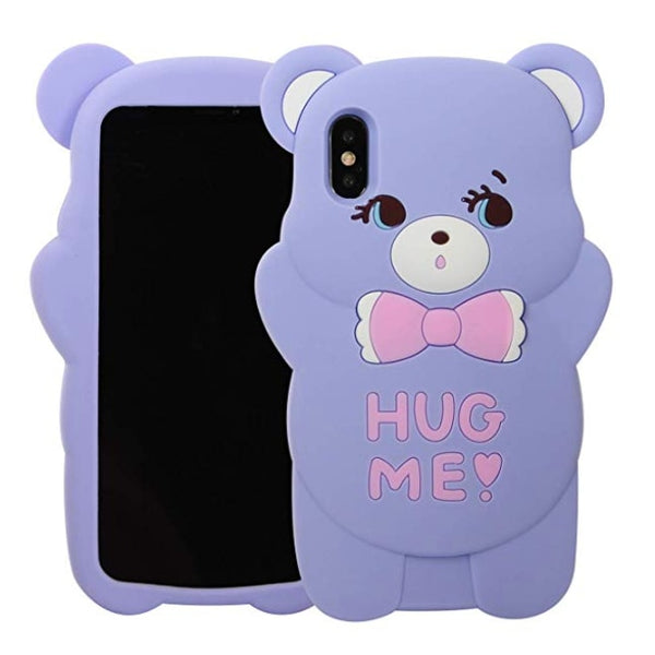 Hug Me iPhone Case Apple Phone Protector Pastel Bear – DDLG Playground