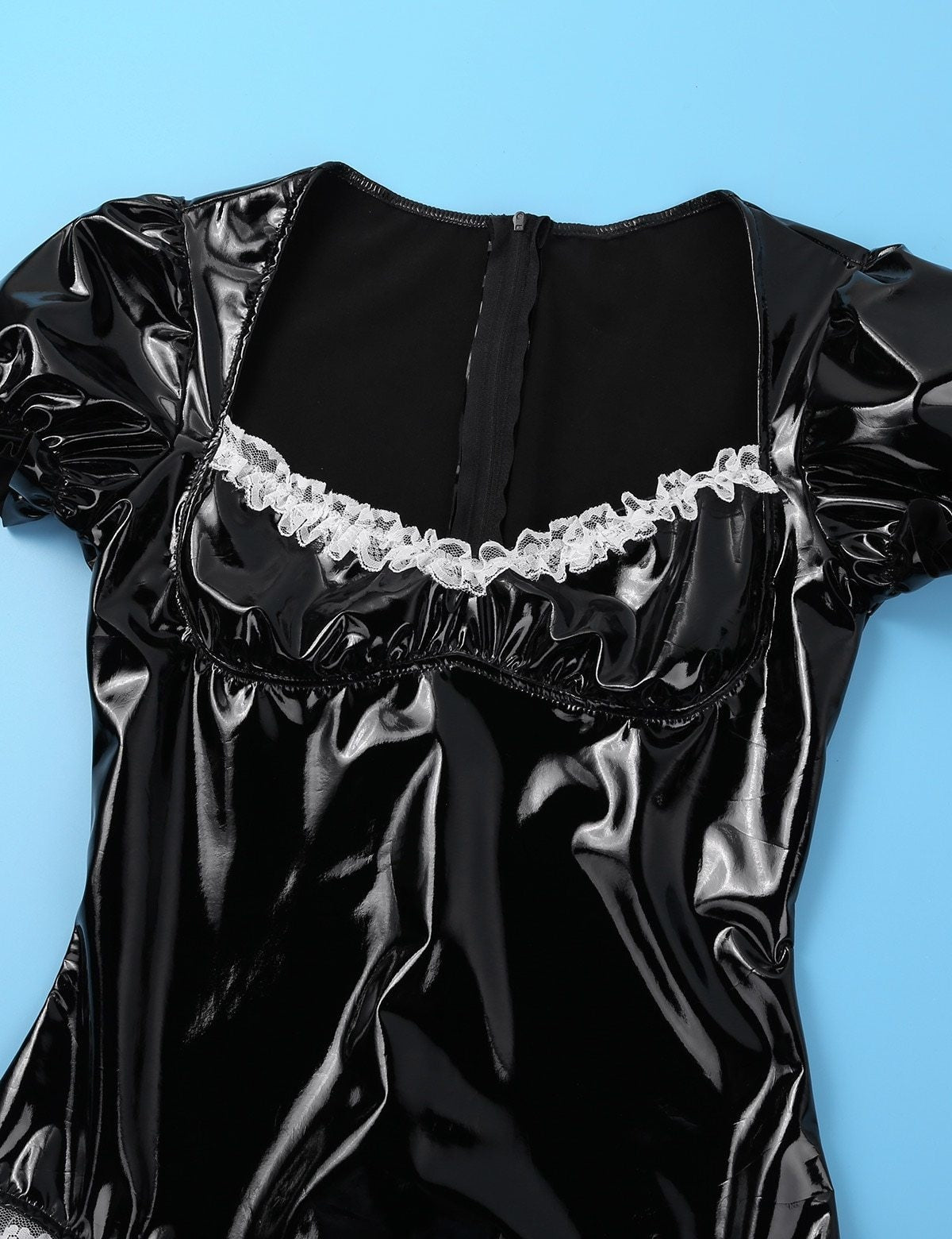 Latex Maid Adult Onesie Bodysuit – DDLG Playground