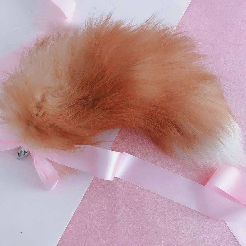 Luxury Realistic Fox Tail Plug Anal Butt Plug – DDLG Playground