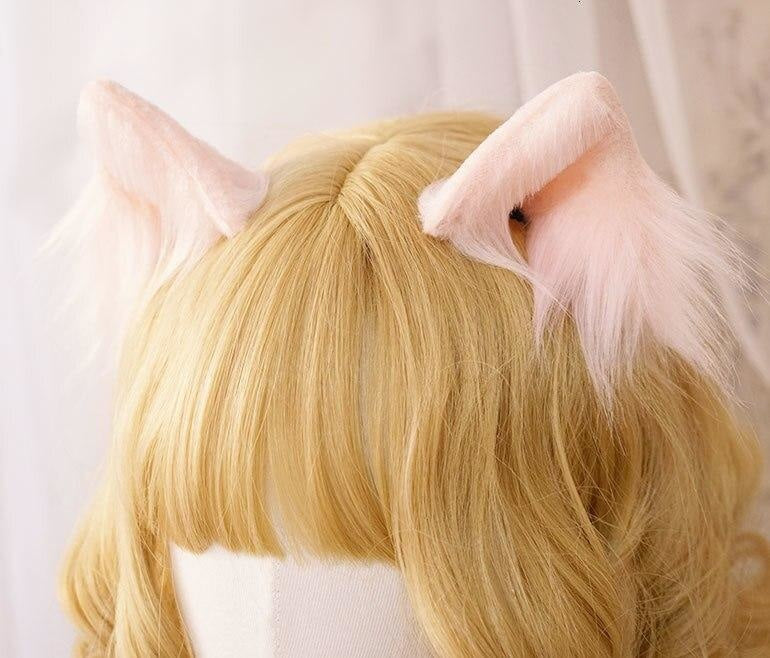 Luxury Realistic Neko Cat Ear Fox Ears Clip In – DDLG Playground