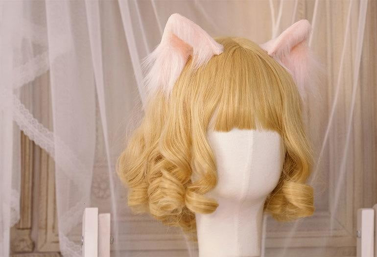 Luxury Realistic Neko Cat Ear Fox Ears Clip In – DDLG Playground
