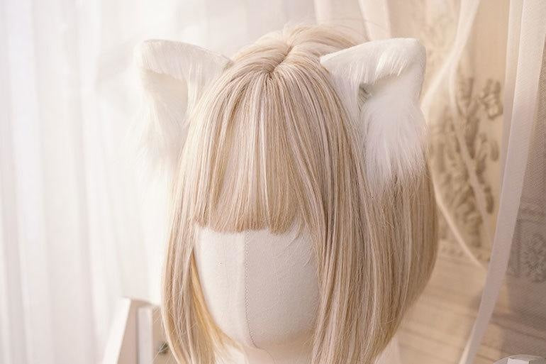 Luxury Realistic Neko Cat Ear Fox Ears Clip In – DDLG Playground