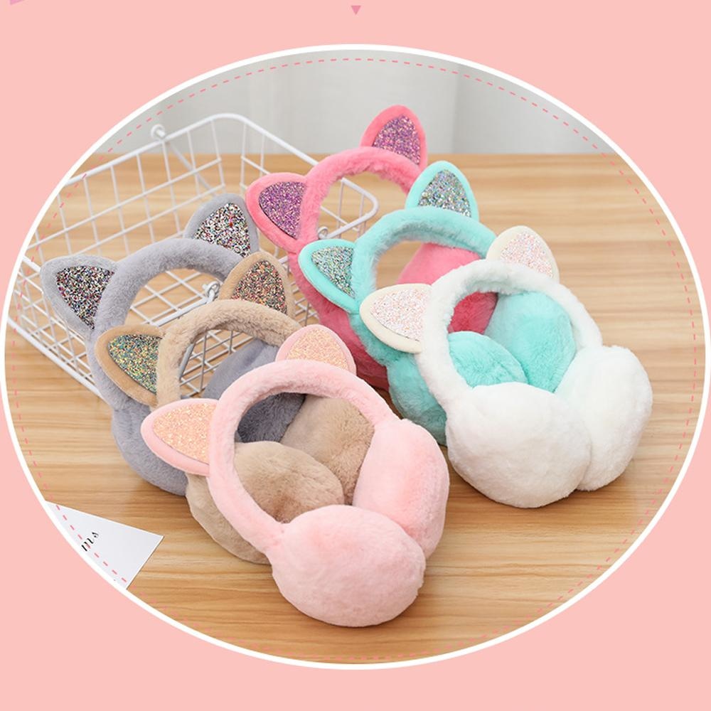Neko Cat Ear Muffs Earmuffs Winter Cold Headband – DDLG Playground