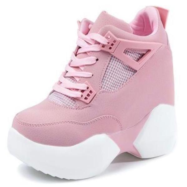 Chunky Wedge Harajuku Platform Sneakers Shoes Wedgies – DDLG Playground