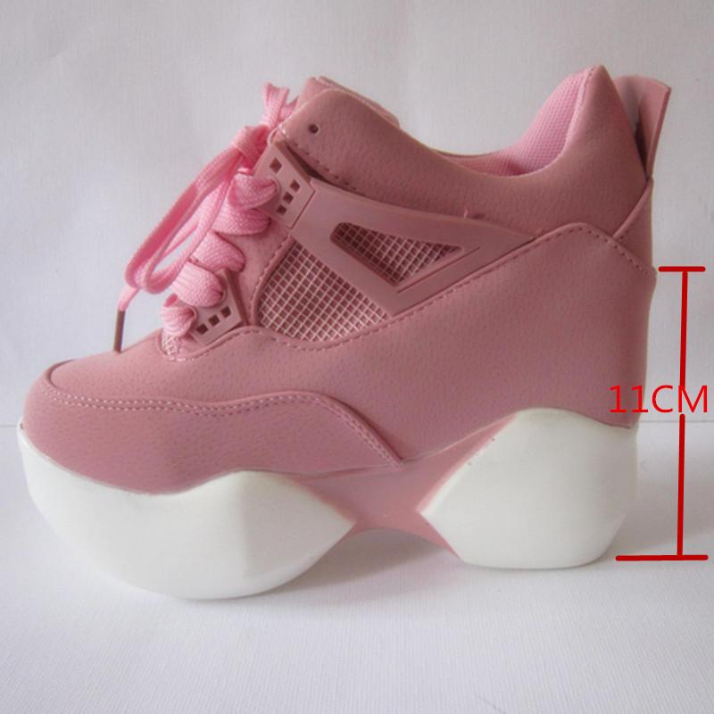 Chunky Wedge Harajuku Platform Sneakers Shoes Wedgies – DDLG Playground