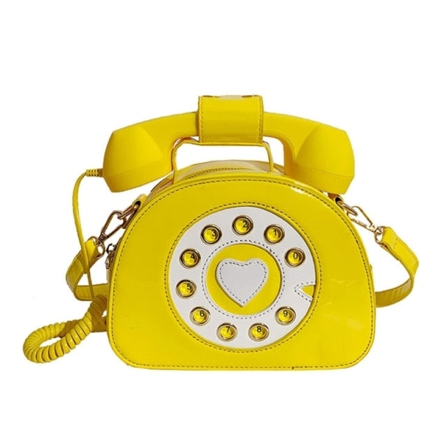3D Rotary Telephone Handbag Purse Kawaii Cute | DDLG Playground