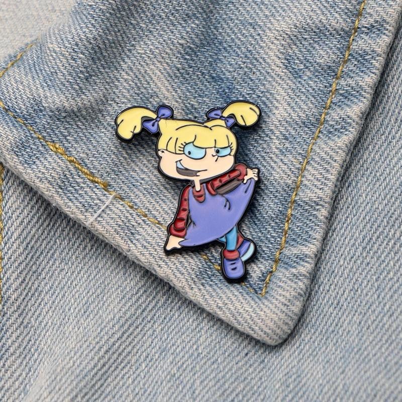 Rugrats Enamel Pins Lapel Brooch Nickelodeon Chucky – DDLG Playground