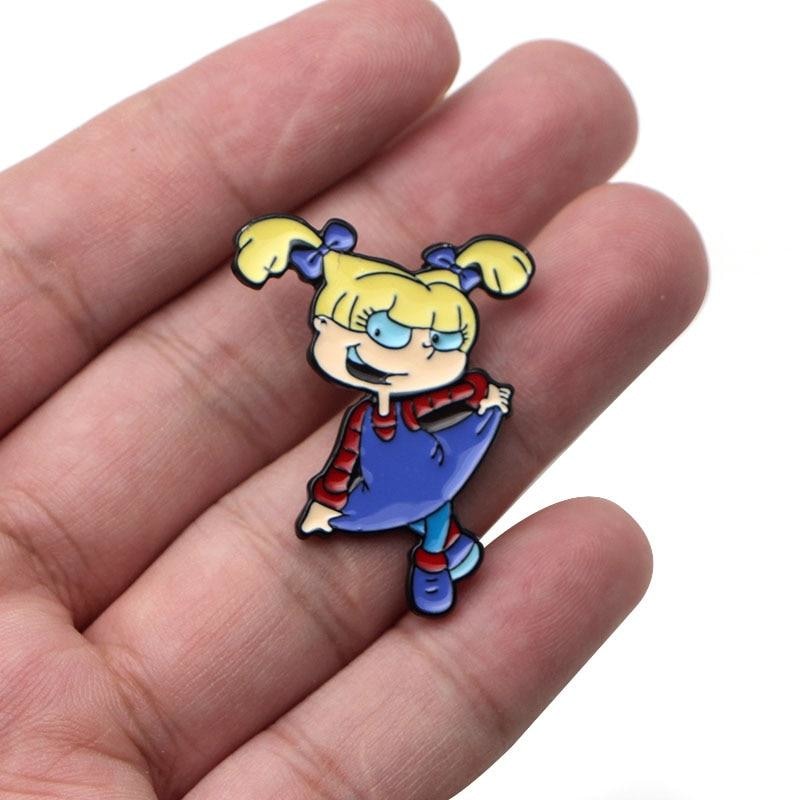 Rugrats Enamel Pins Lapel Brooch Nickelodeon Chucky – DDLG Playground