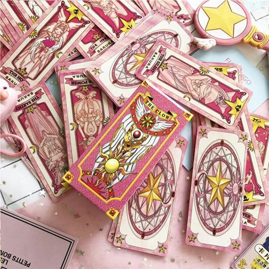 Pink Magical Girl Sakura Playing Cards Deck Mahou Shoujo – DDLG Playground