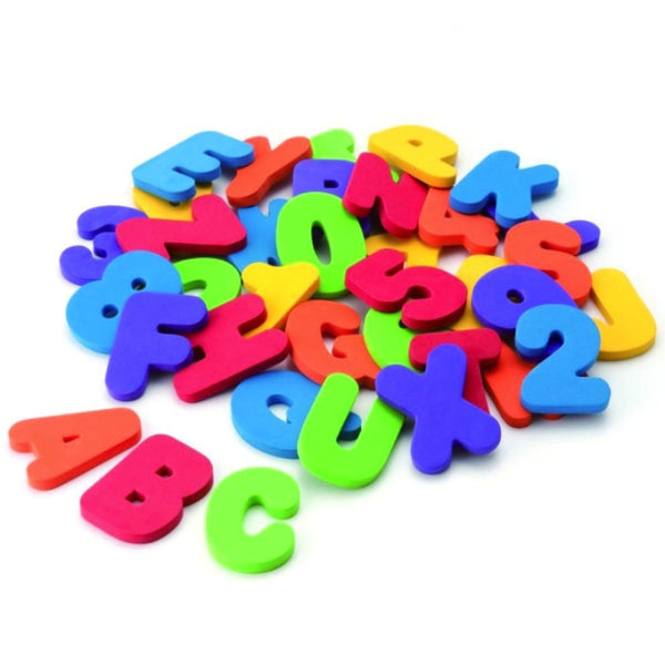 Sticky Bath Alphabet Letters Set Soft Foam – DDLG Playground