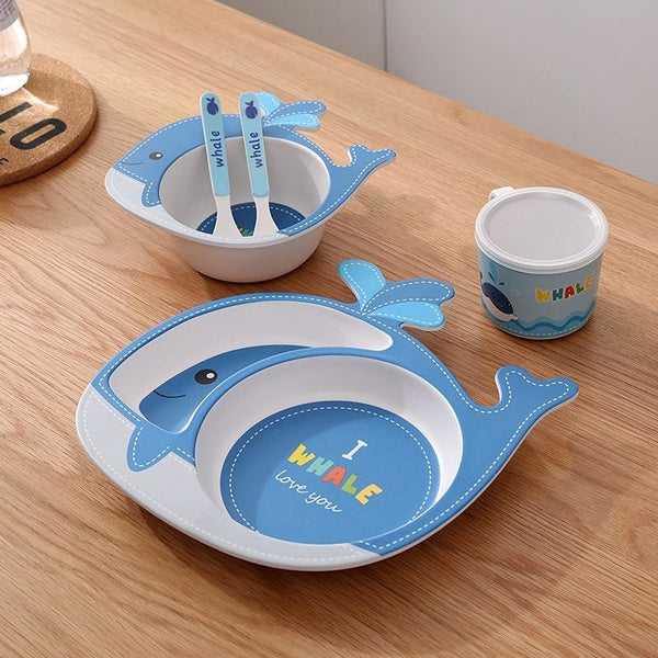 Blue Whale Dinner Set Complete Tableware – DDLG Playground