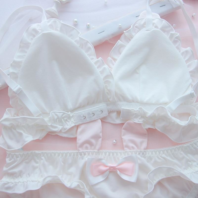 White Rabbit Lingerie Set Lolita Kawaii Underwear – DDLG Playground