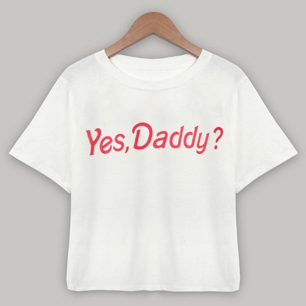 Yes Daddy T Shirt Cropped Top Belly Shirt Ddlg Playground